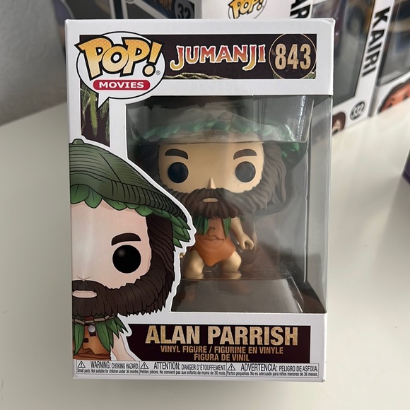 Funko | Toys | Funko Pop Alan Parrish 843 Jumanji | Poshmark